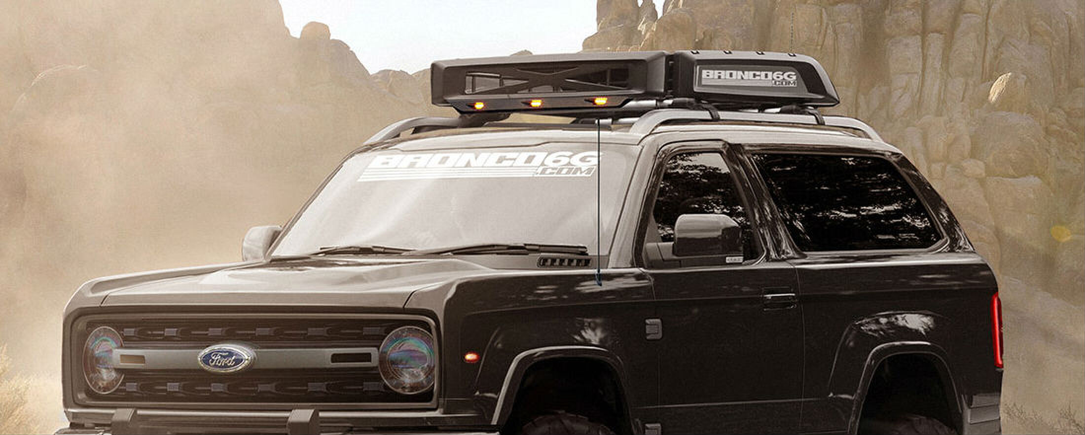2020 Ford Bronco is een gruwelijk concept