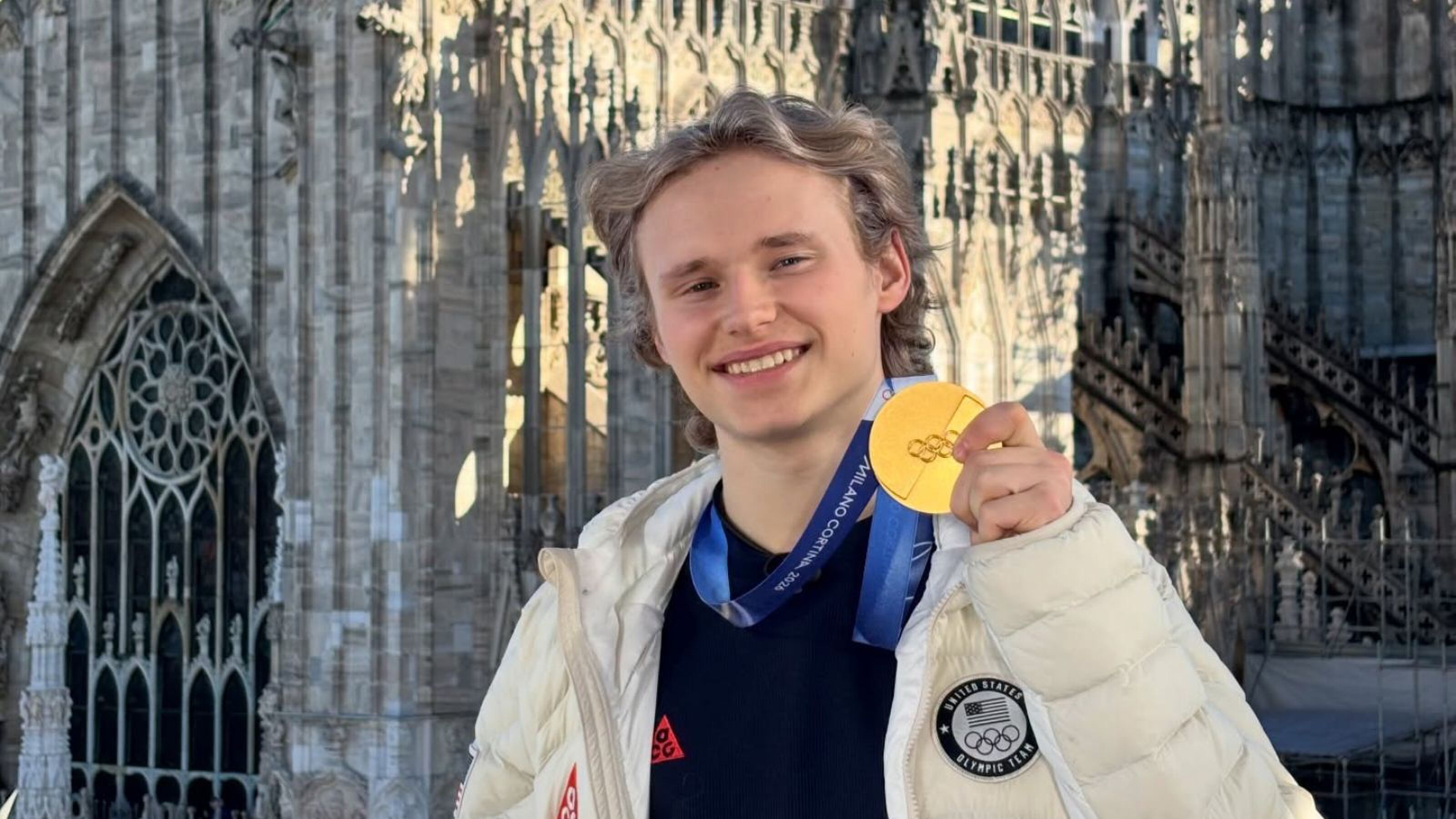 Kunstschaatser droeg tijdens de olympische kür een designerbroek