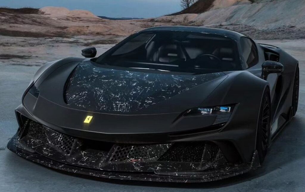 Ultieme boevenwagen: de zeldzame Ferrari SF90 VX Darth Vader