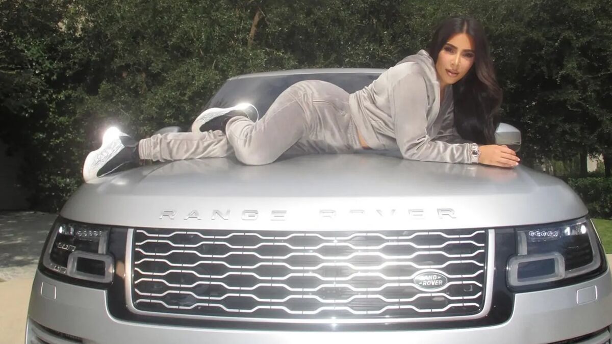Verwoeste Range Rover van Kim Kardashian te koop ($ 100.000)