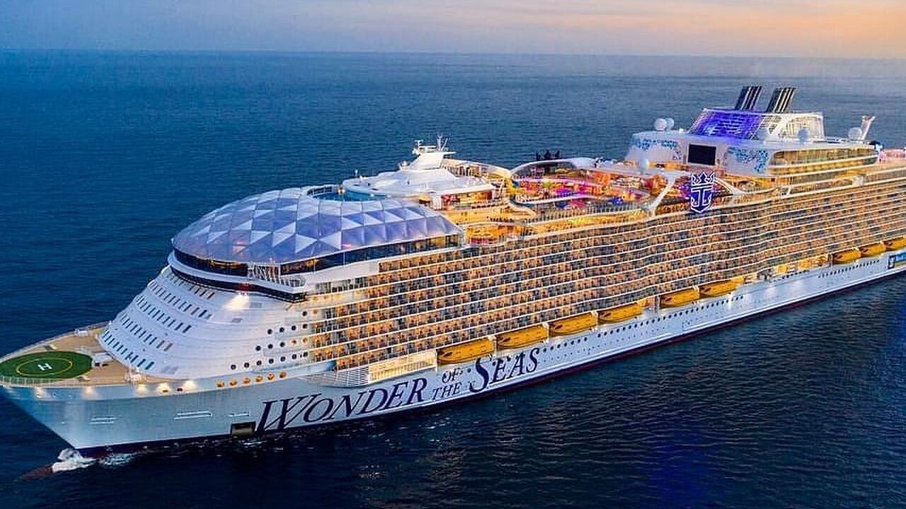 'Wonder Of The Seas' is het grootste cruiseschip ter wereld | MAN MAN