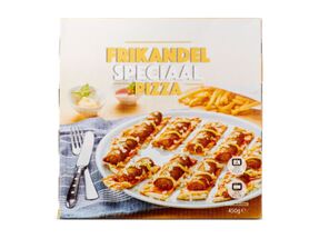 Lidl verkoopt nu een friet-pizza en een frikandel speciaal-pizza