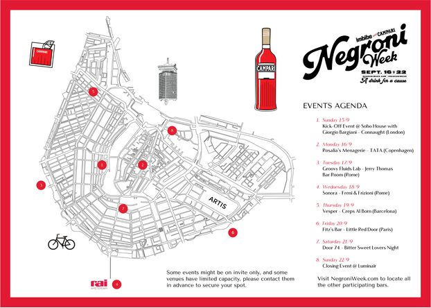 Cocktailliefhebbers opgelet: Negroni Week 2024 komt eraan!